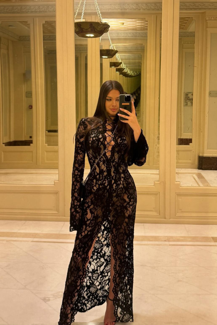 Lacy Maxi- Black | Angel Lane Clothing